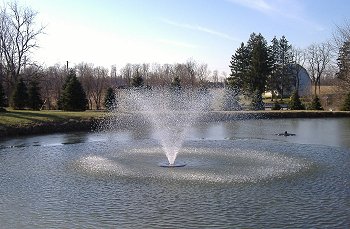 Vortex display aerators for ponds and lakes by The Fountain Guys.